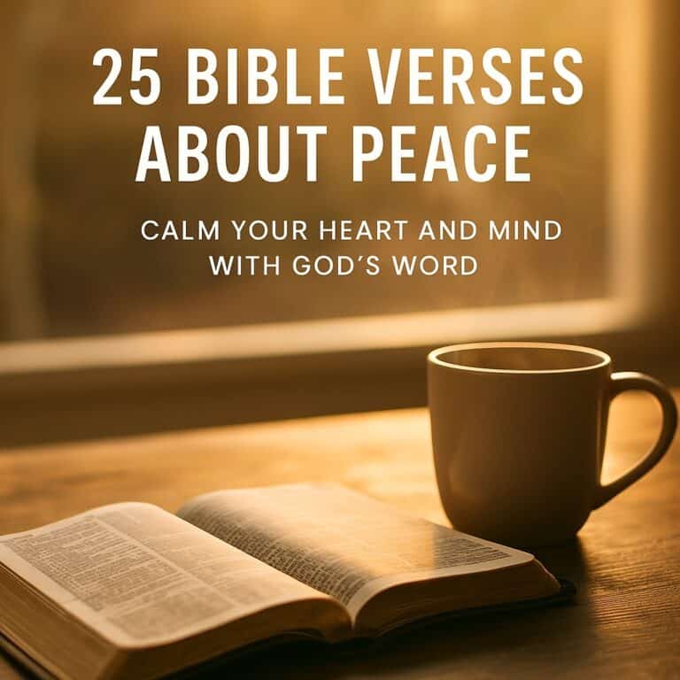 25 Bible Verses About Peace to Calm Your Heart and Mind - LivingPraying.com